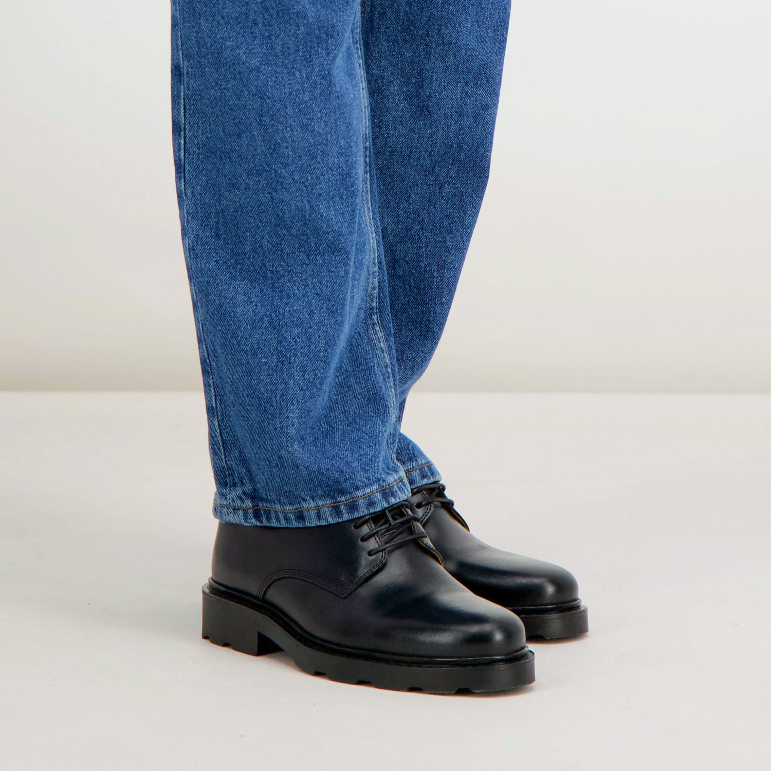 Derby homme en cuir noir - Dockson Rudy's Paris