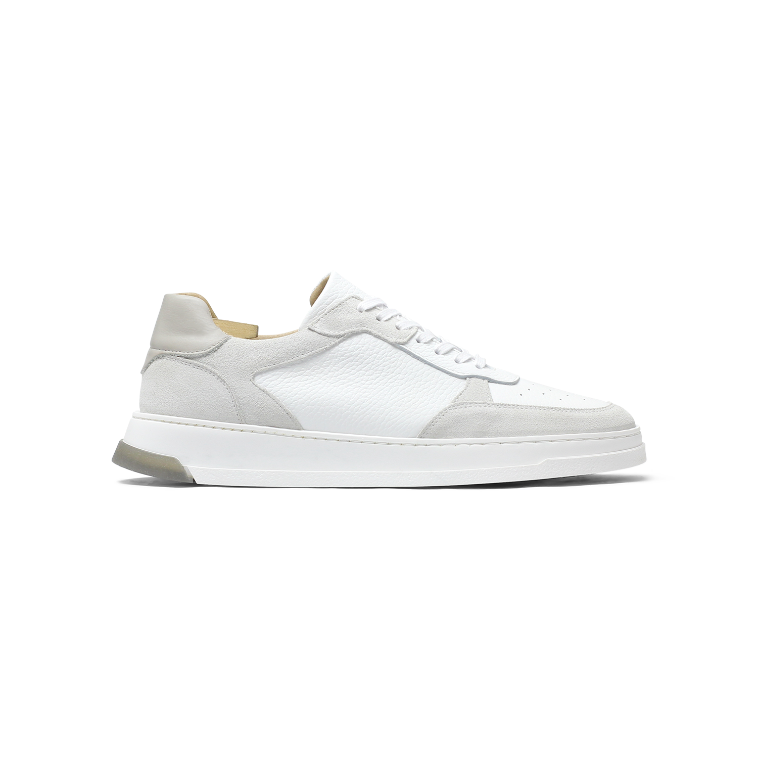 Basket/Sneakers homme | Dorone Velours Blanc Rudy's Paris