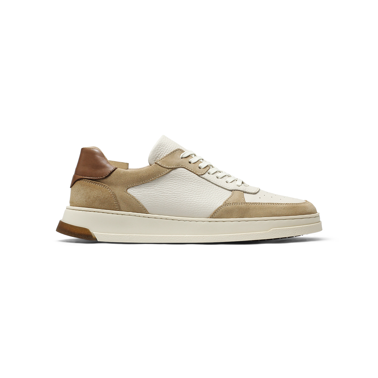 Basket/Sneakers homme | Dorone Velours Beige Rudy's Paris