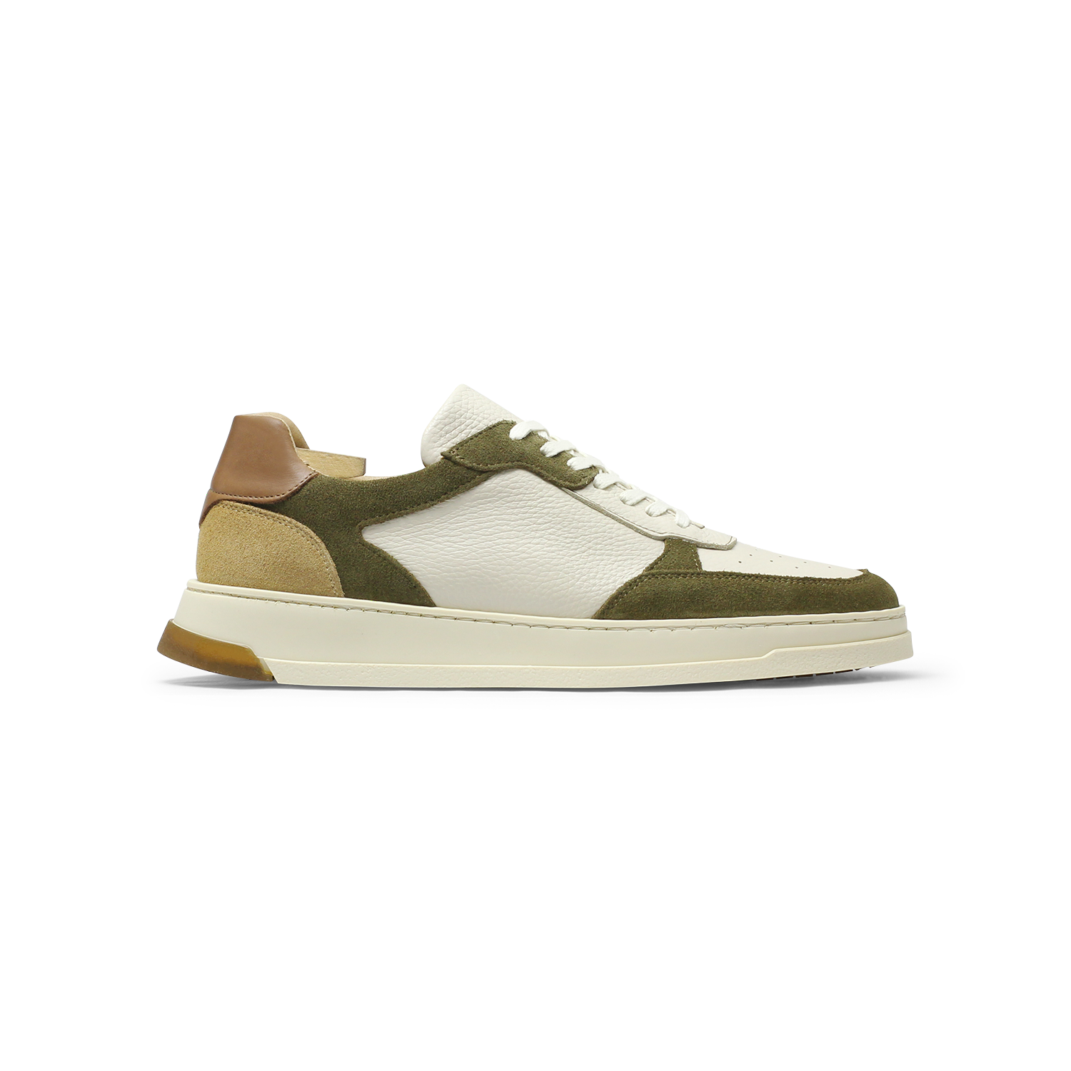 Basket/Sneakers homme | Dorone Velours Kaki Rudy's Paris